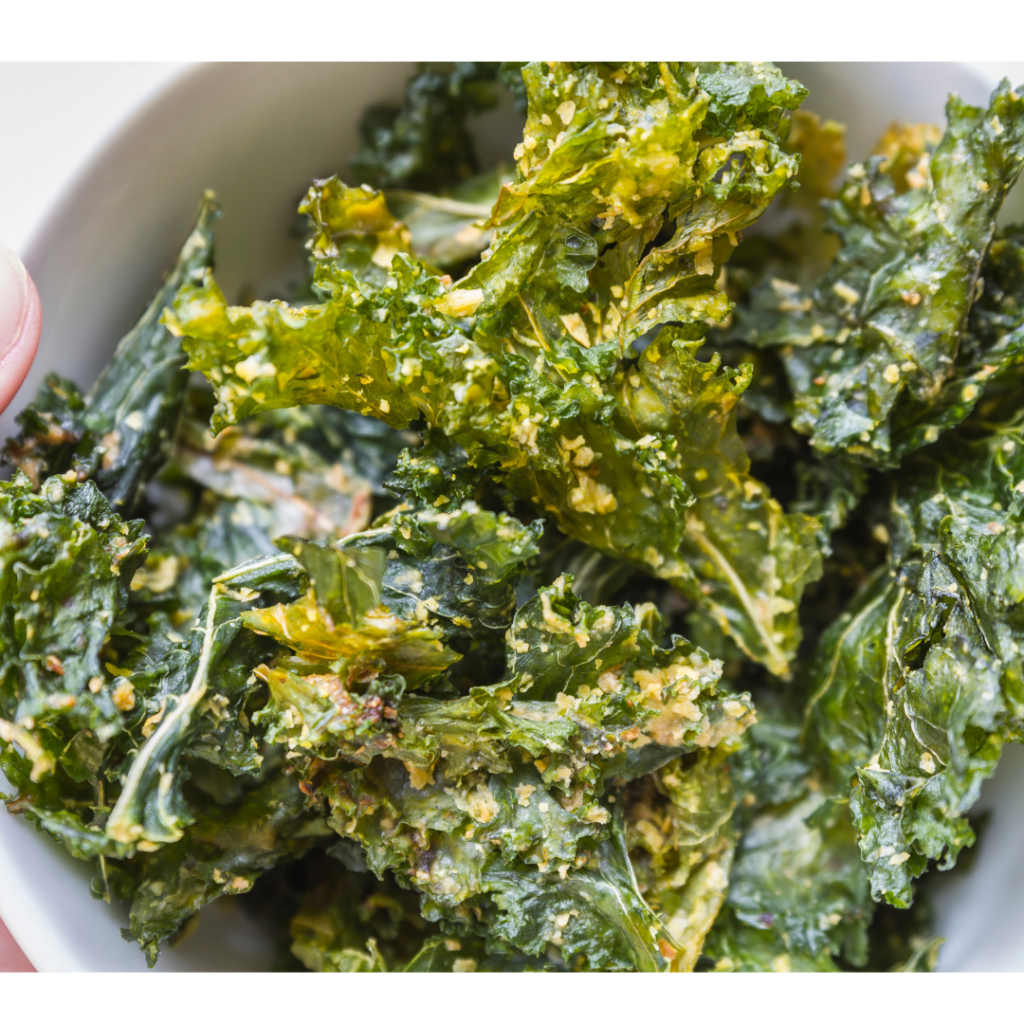 Vegan “Cheesy” Kale Chips - Thrive Carolinas